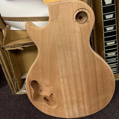 Les Paul DIY Guitar Kit set neck with carved maple top | Reverb