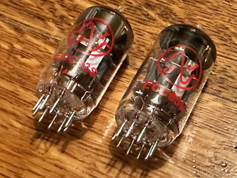 JJ Electronic ECC83S / 12AX7 matched pair - guitar preamp | Reverb
