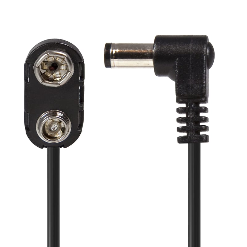 Power-All / C-BAT/R Male Barrel to Battery Snap Jumper Cable | Reverb