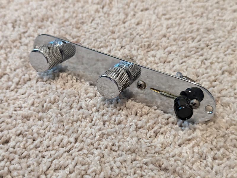 Fender Telecaster loaded Switch plate 1974 - Chrome | Reverb