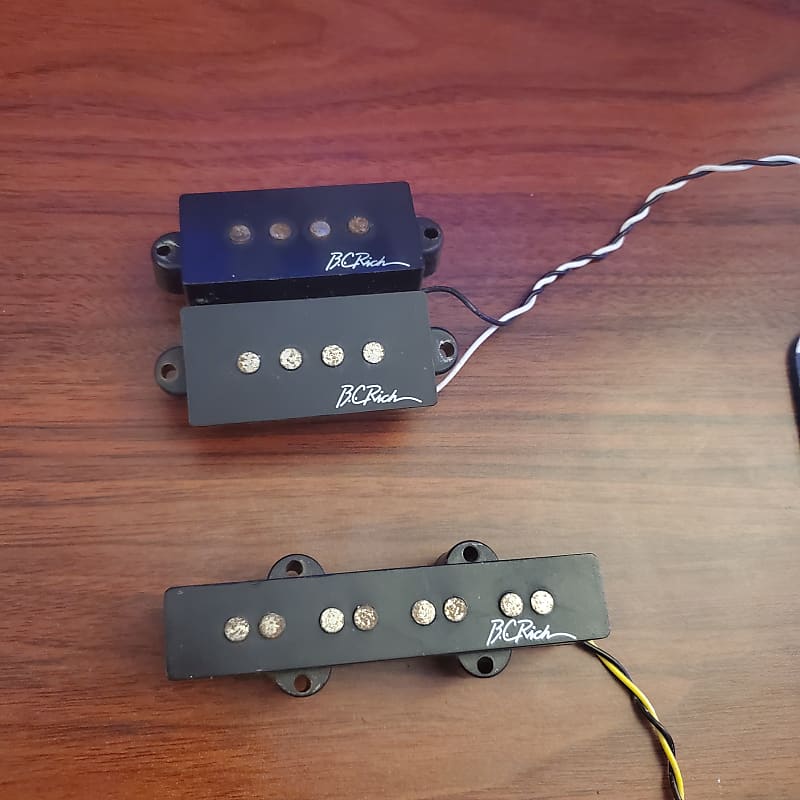 B.C. Rich Warlock Bass PJ Pickup Set | Reverb