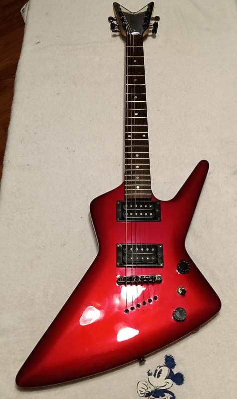 Dean Baby Z Fiery Candy Apple Electric Guitar | Reverb