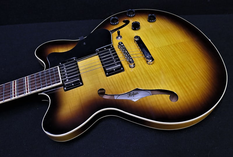 Hofner Contemporary HCT-VTH-SB Verythin Semi hollow Electric | Reverb