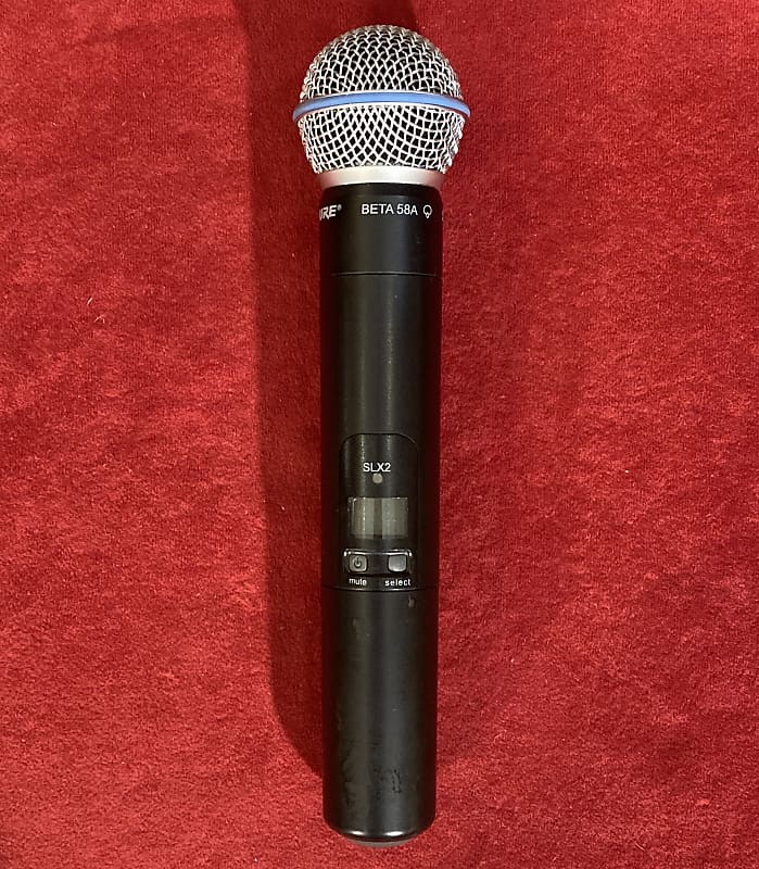 Shure BETA 58A SLX2 Wireless Microphone H5 518-42 MHz | Reverb