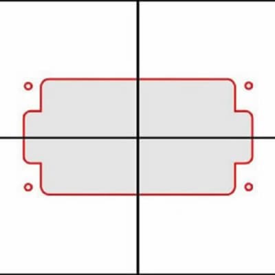 Humbucker Pickup Routing Template for BODY | Reverb