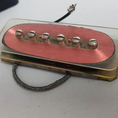 RARE: Gibson USA Clear Bobbin P90 Pickup 70s Black P100 | Reverb