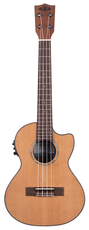 KALA KA-SCAC-T-CE Acacia Tenor Ukulele, with Cutaway, EQ and | Reverb