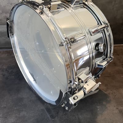 Pearl S-714ED snare 14x8” steel shell 1985/86 - Chrome | Reverb