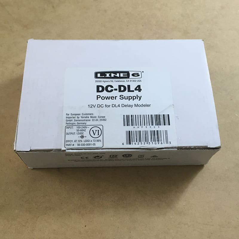 Line 6 DC-DL4 Power Adapter Newer Model DL4 Delay Modeler + | Reverb