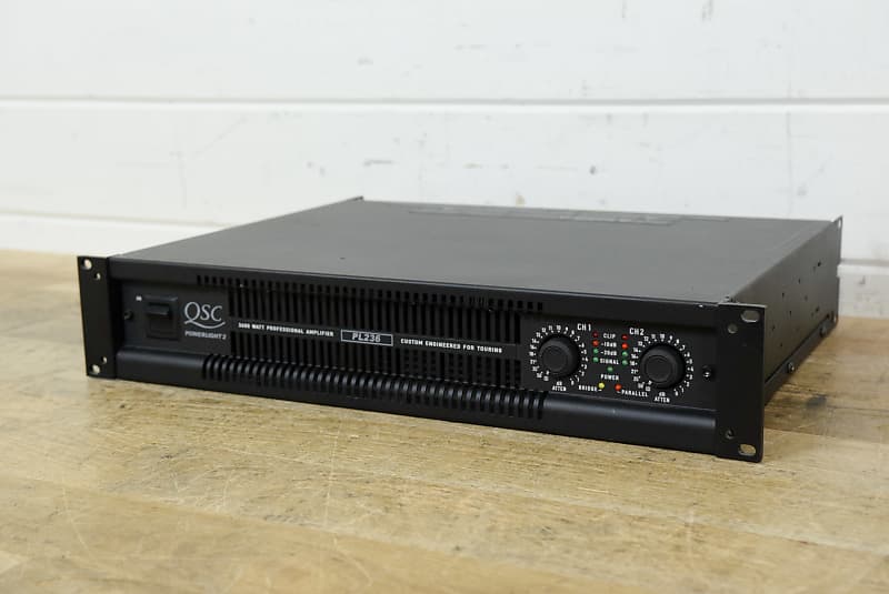 QSC PL236 2 Channel Power Amplifier (church owned) CG00HX3 | Reverb