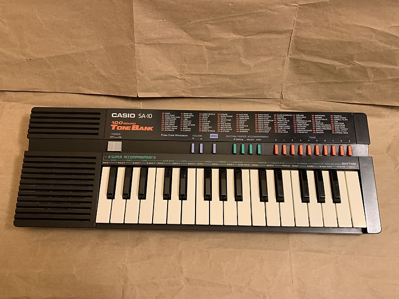 Casio SA-10 Black 32key Keyboard mini Synth Bjork's | Reverb Estonia