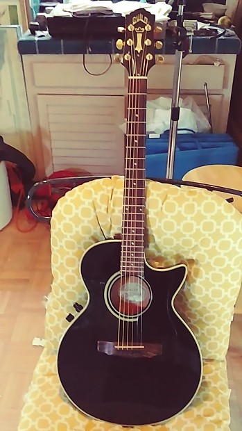 '91 Guild S4CE Songbird Westerly, R.I. Black Gold! Blackbird | Reverb