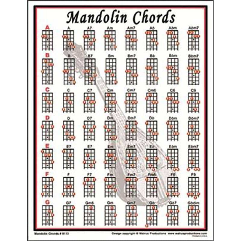 Mandolin Chord Chart | Reverb