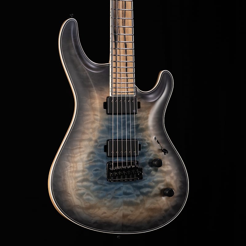 Mayones Regius Core V24 6-String, 5A Quilted Maple, Pale Moon | Reverb