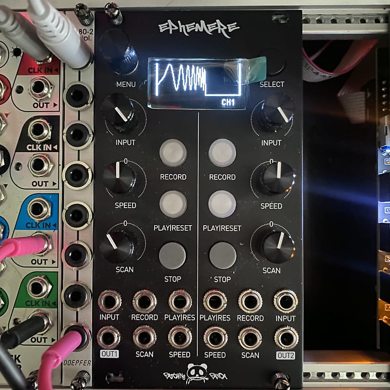 Patching Panda Ephemere 2-Channel CV Recorder | Reverb