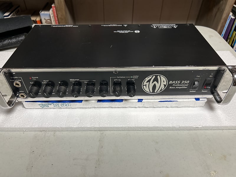 SWR Bass 350 - Black and Chrome | Reverb