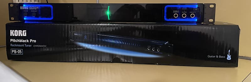Korg Pitch Black Pro Rack Mount Tuner | Reverb