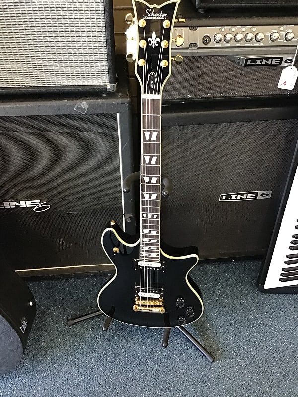 Schecter TEMPEST CUSTOM DIAMOND SERIES LATE 2000’s - BLACK | Reverb