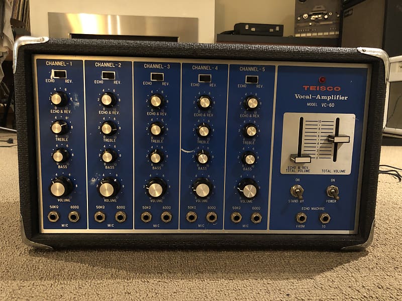 Vintage Teisco VC-60 Vocal Amplifier 60s 110V RARE IMPORT! | Reverb
