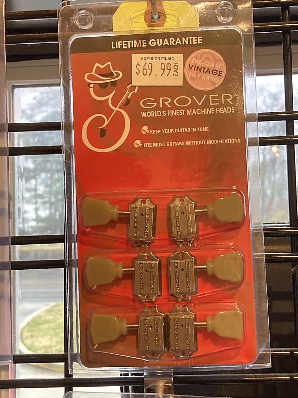 Grover GX1240A Replacement Tuning Heads - Grover Lifetime | Reverb