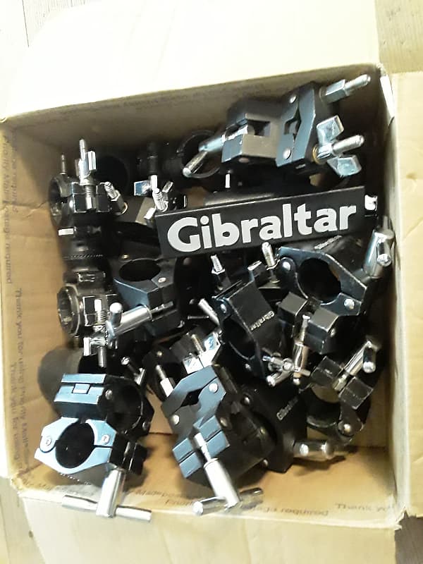 Drum Rack Clamps & Parts Lot #3 - Box is Completely Filled | Reverb