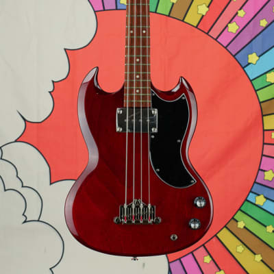 Epiphone EB-0 Series EBG0CHCH1 Electric Bass, Cherry Finish | Reverb