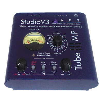 ART Tube MP Studio V3 Tube Microphone Preamp Bundle with Hosa | Reverb