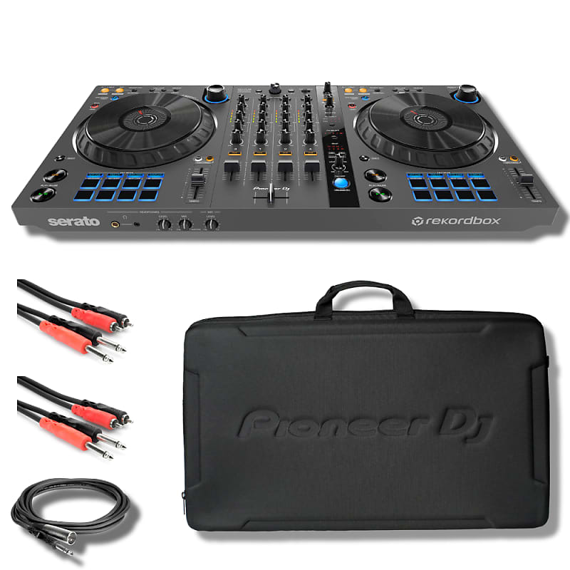 Pioneer DDJ-FLX6-GT 4-deck DJ Controller Bundle with DJC-B3 | Reverb