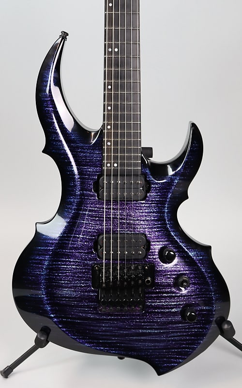 Used 2022 ESP Custom FRX Glitter Storm Violet | Reverb