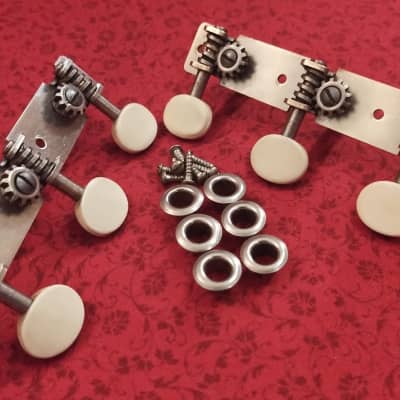 Vintage 1930s Gibson L-00 3x3 Bent-Tab Strip Tuners w/ Orig. | Reverb