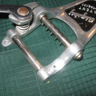 Bigsby Bigsby B7 vibrato tailpiece 1960's Nickel original | Reverb