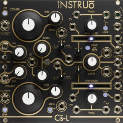 Instruo Modular CS-L Voltage Controlled Oscillator Eurorack | Reverb