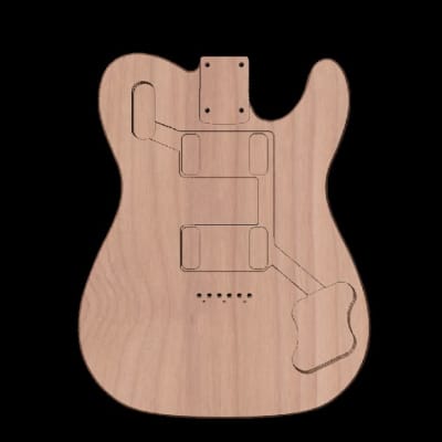T style body Santos Mahogany made in Brazil | Reverb