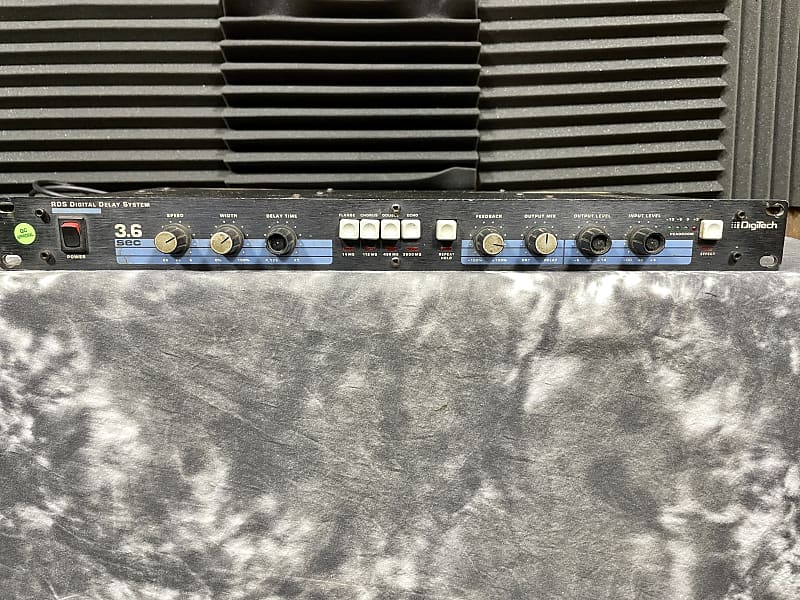 Digitech RDS 3.6 Second Digital Delay Rack System - Black | Reverb