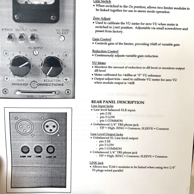 Inward Connections Vac Rac 6000 Tube Mic Pre / Tube Limiter | Reverb