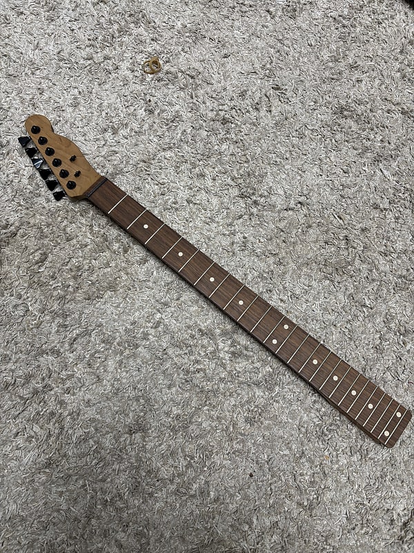 Warmoth Tele baritone conversion neck - Roasted maple | Reverb