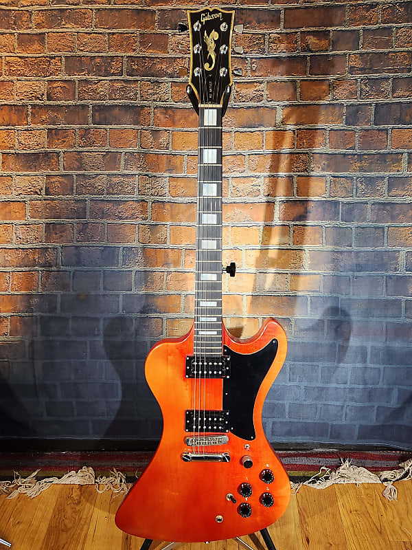 Gibson RD Artist 1977 Refinished Trans Red Over Natural | Reverb
