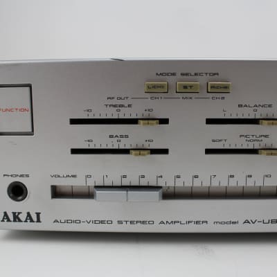 Akai Iconic! AV-U8 Stereo amplifier With TV monitor screen | Reverb