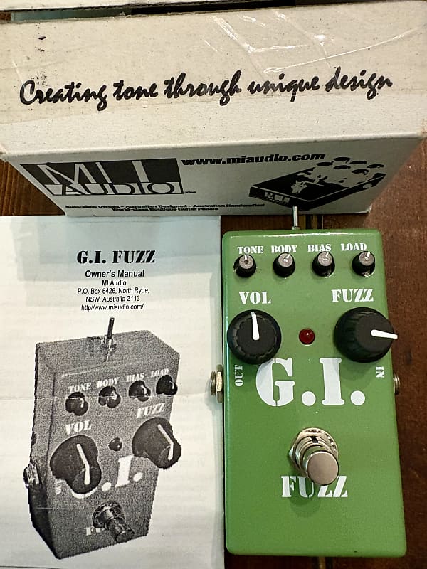 MI Audio G.I. Fuzz 2000s - Green | Reverb