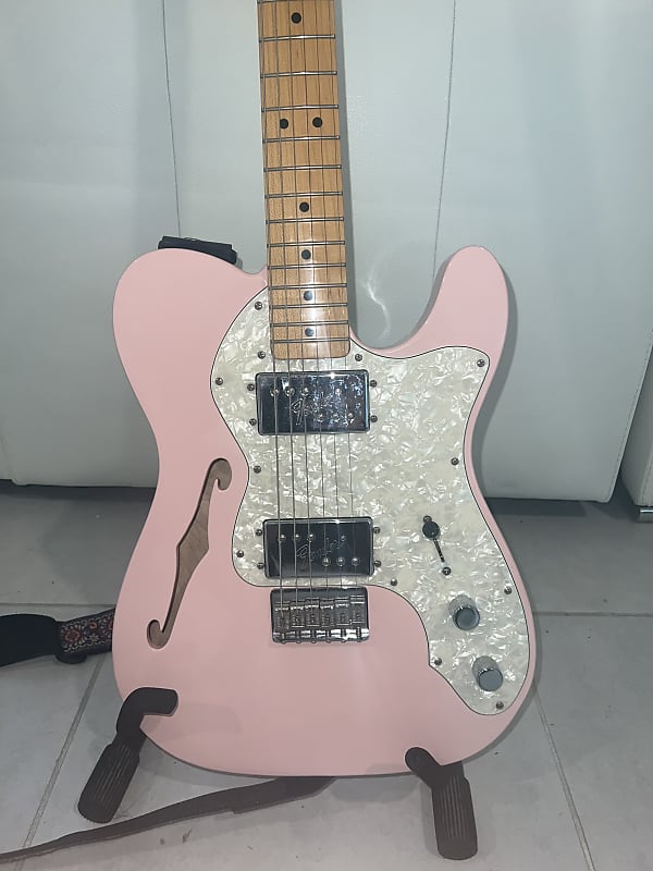 Fender 72' Thinline Telecaster 2002 Shell Pink | Reverb