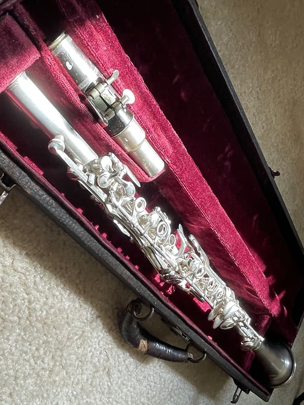 Carl Fisher Metal clarinet 1940s - Silver plate | Reverb