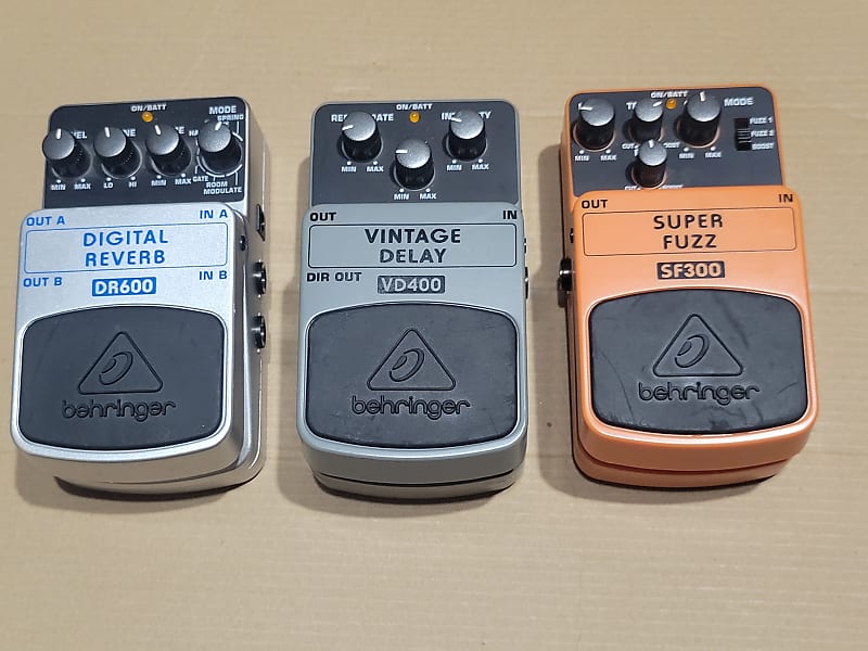 Behringer Digital Reverb, Vintage Delay, Super Fuzz Guitar | Reverb