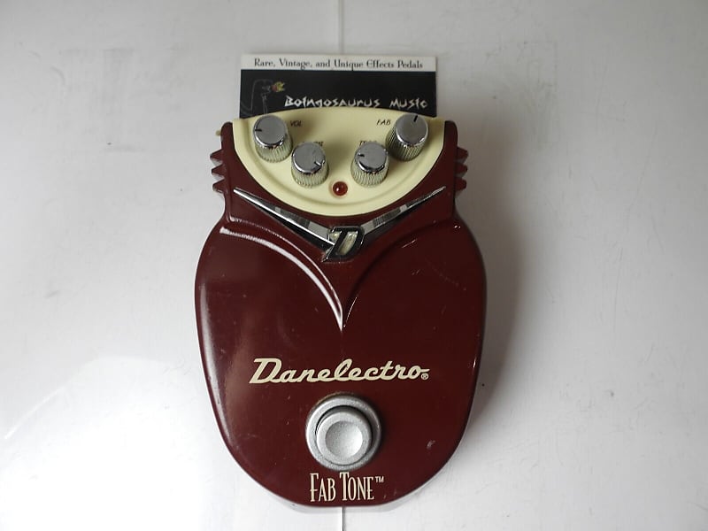 Danelectro Fab Tone Distortion Effects Pedal Free USA Ship | Reverb
