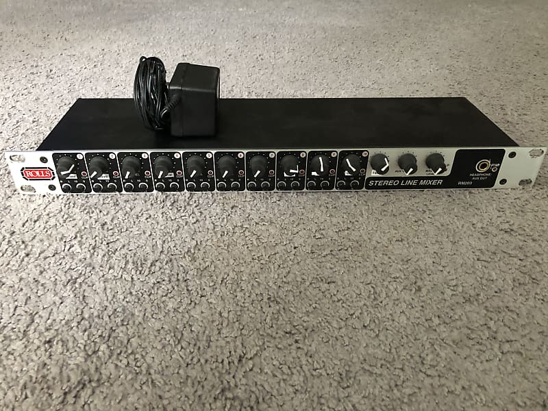 Rolls RM203 Line Mixer Rack Unit 2000s | Reverb