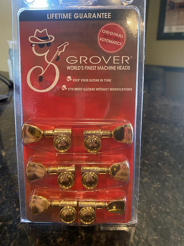 Grover Genuine Grover Original Rotomatic 3x3 Gold, Keystone | Reverb