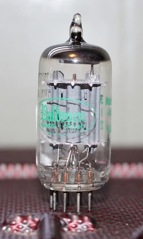 SYLVANIA 12AX7 ECC83 TIGHT BALANCE LONG PLATE COPR GRID POST | Reverb