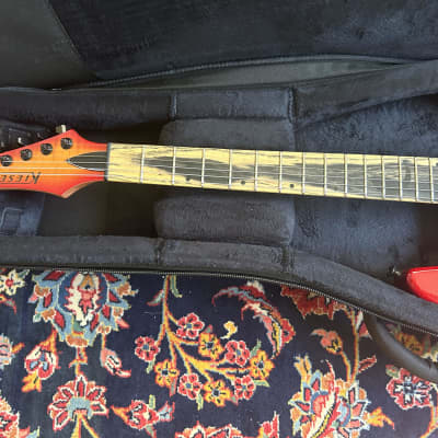 Stunning Kiesel Delos Cherry Sunburst Stainless Steel SS | Reverb