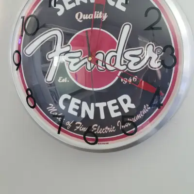 Fender Guitars Dealer Style Light Up Clock Killer Cool Man | Reverb