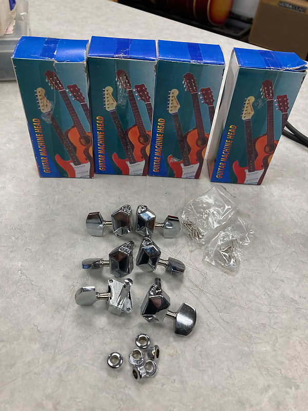 (4) Sets of New Old Stock 3 X 3 Tuning Head SetsTuners | Reverb