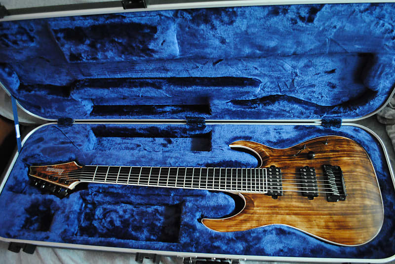 Ibanez RGAIX7U-ABS RGA Iron Label Series 7-String Bareknuckle | Reverb